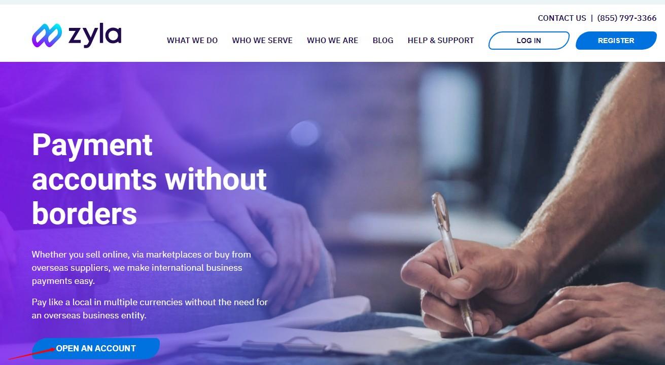 Zyla无国界支付账户账户开户教程